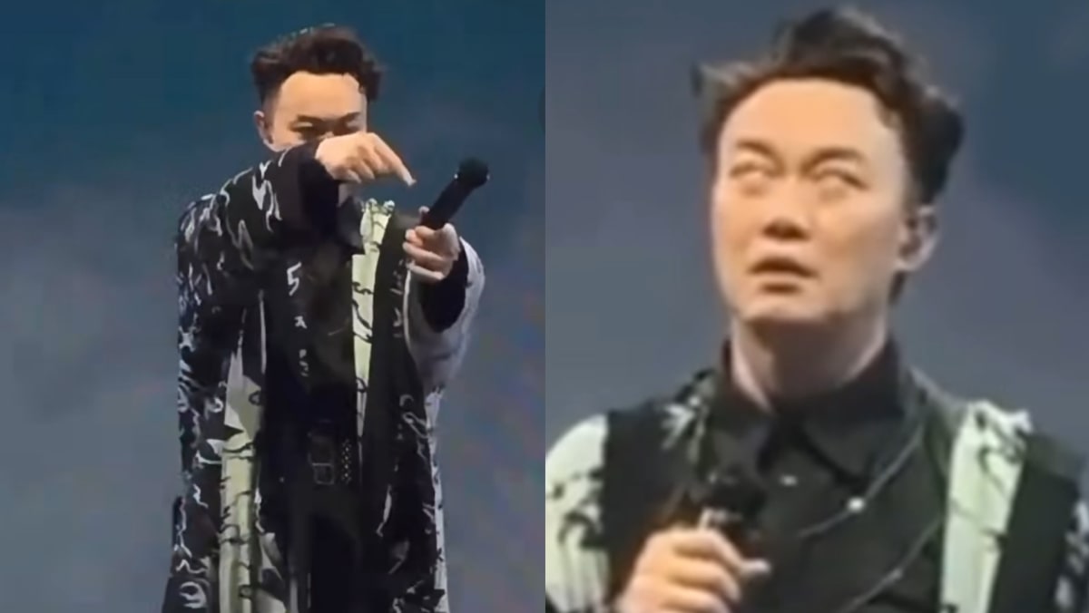 Eason Chan Rolls Eyes At Disruptive Fan With Loudspeaker During Wuhan ...