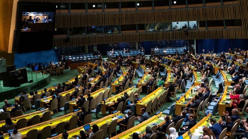 UNGA passes symbolic vote to allow Palestine full membership - CNA