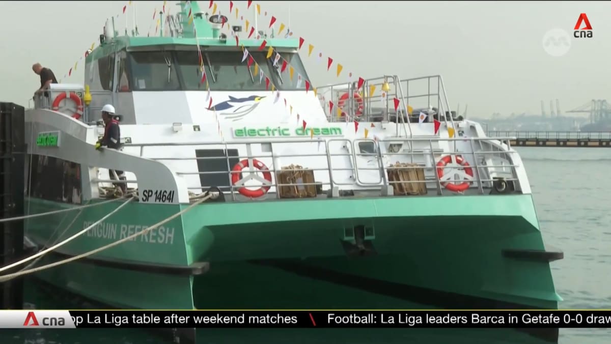 Singapore’s first fully electric ferry will transport Shell workers to ...