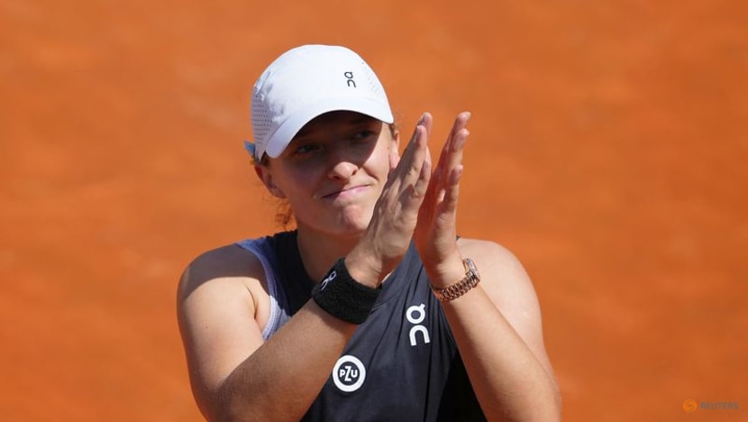 Swiatek at home on clay but wants success on all surfaces - CNA