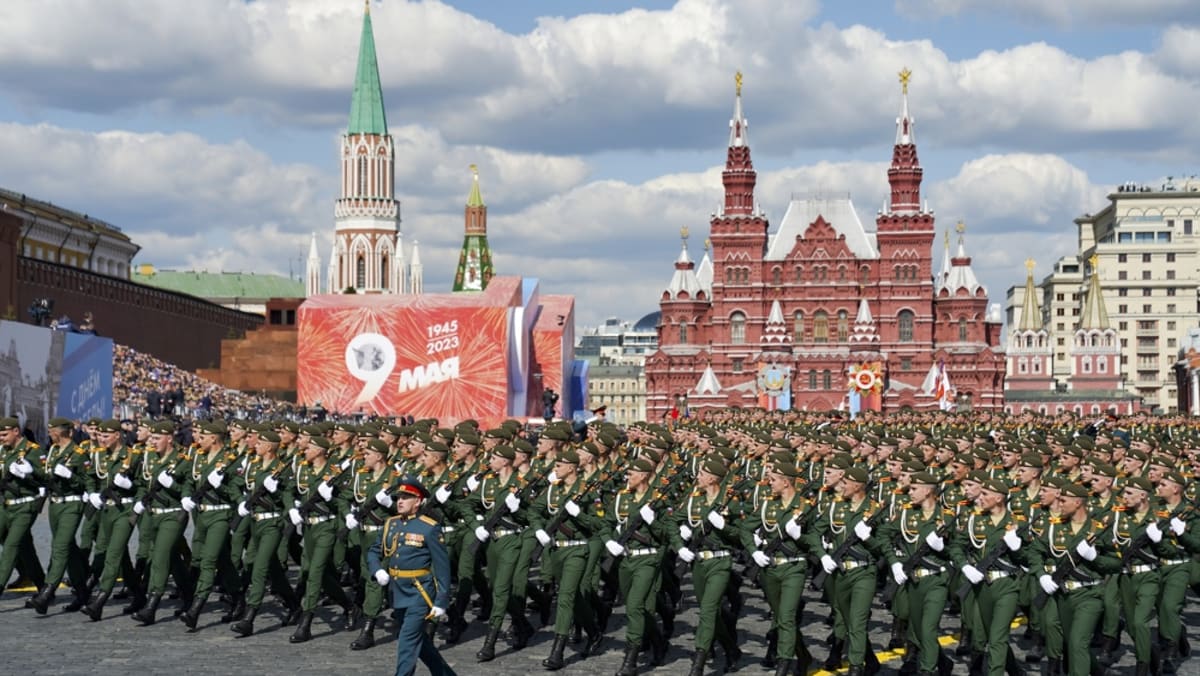 Russia marks Victory Day with new strikes on Ukraine, but pared-back ...