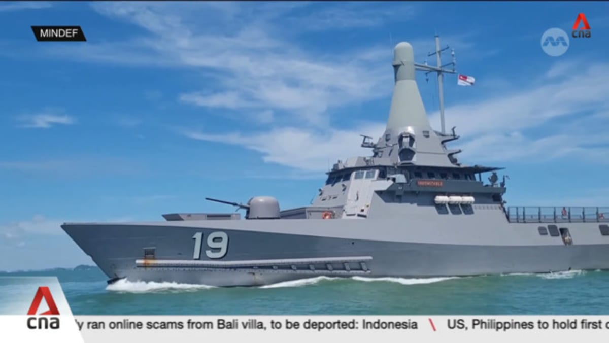 RSS Indomitable wins for the first time in SAF Best Unit competition - CNA