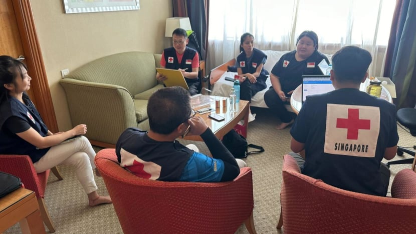 Civilian volunteers deployed for the first time by Singapore Red Cross ...