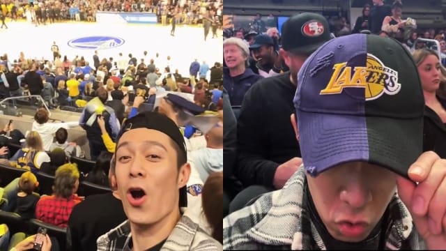 赴美国看NBA球赛 周柏豪1举动引网民担忧 - vibes by 8world