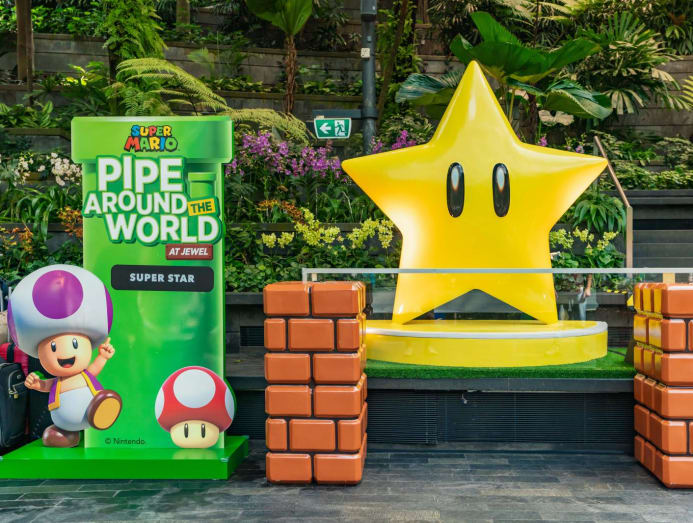 Check out Jewel Changi Airport's Super Mario-themed installations and ...