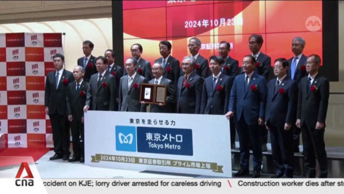 Tokyo Metro shines in its trading debut - CNA