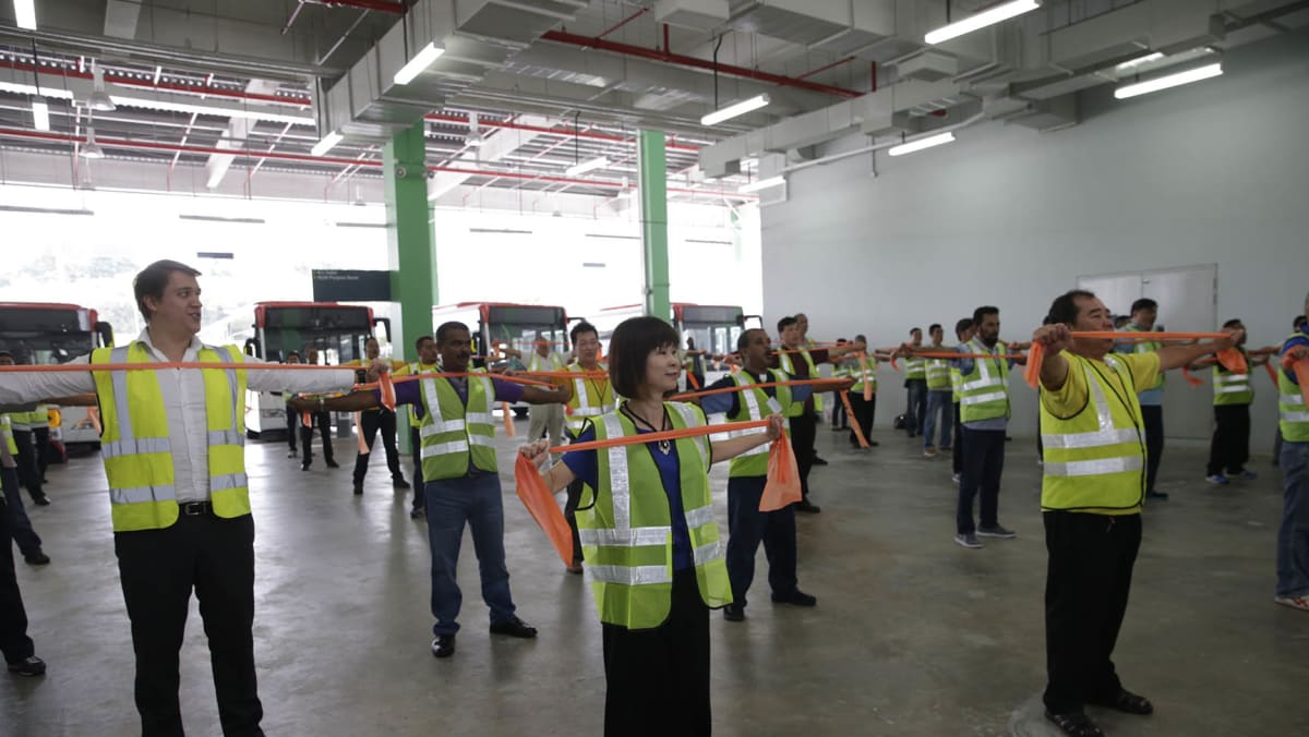 Tower Transit bus drivers taught to live healthy lifestyle - TODAY