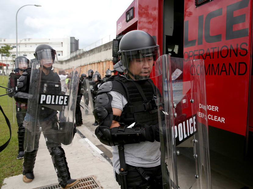 No easy task being part of the police public order troops - TODAY