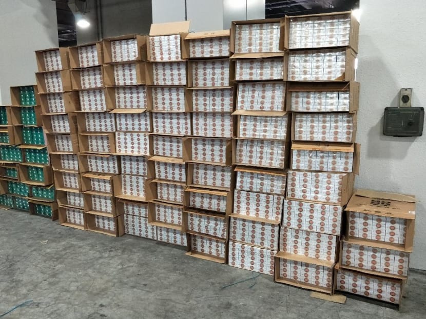 6,000 cartons of contraband cigarettes seized at Woodlands Checkpoint ...