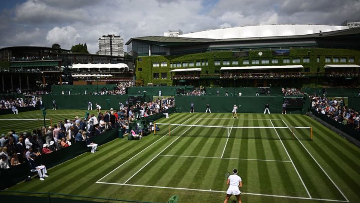 Wimbledon day one - CNA