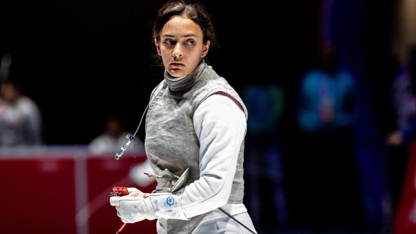 Singapore fencer Amita Berthier narrowly misses out on Asian Games ...