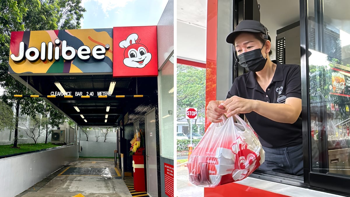 First Look: Jollibee Opens Fast Food Drive-Thru In S’pore - 8days