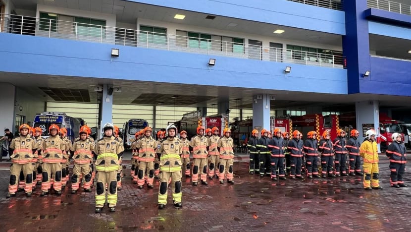 New SCDF firefighting suit reduces heat stress, improves flame ...