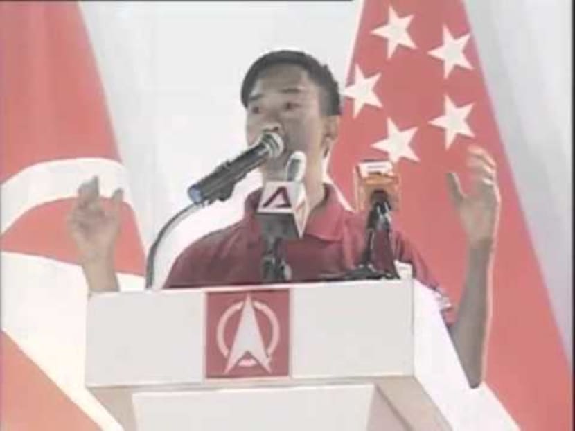 SDP's Alec Tok at the Sembawang GRC rally, April 30 (Part 1) - TODAY