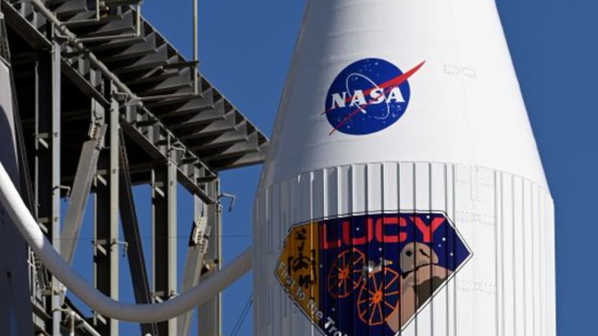 NASA launches first space probe to study Jupiter's Trojan asteroids - CNA