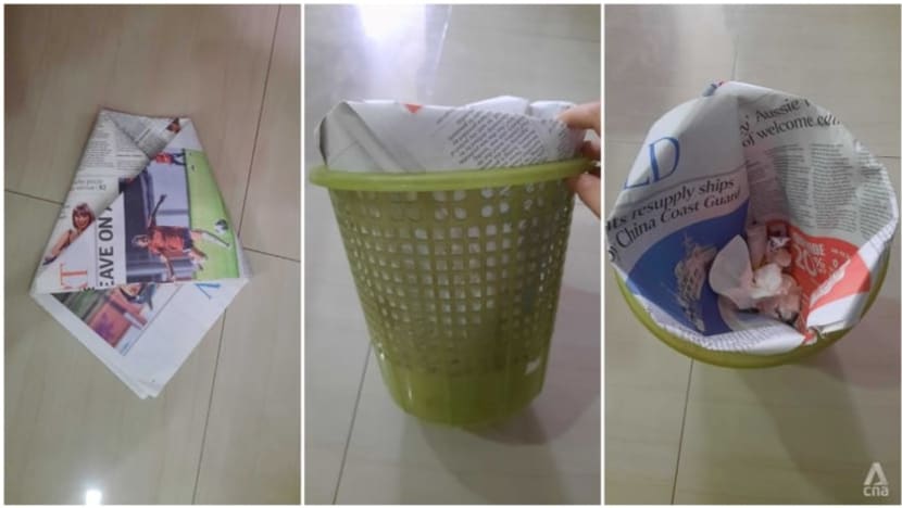 Bagaimana membuang sampah tanpa beg plastik? CNA mencuba cara-caranya - CNA