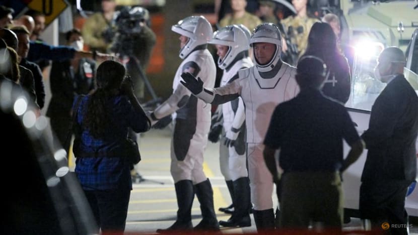 Spacex Capsule Carrying Latest Astronaut Crew Docks With International