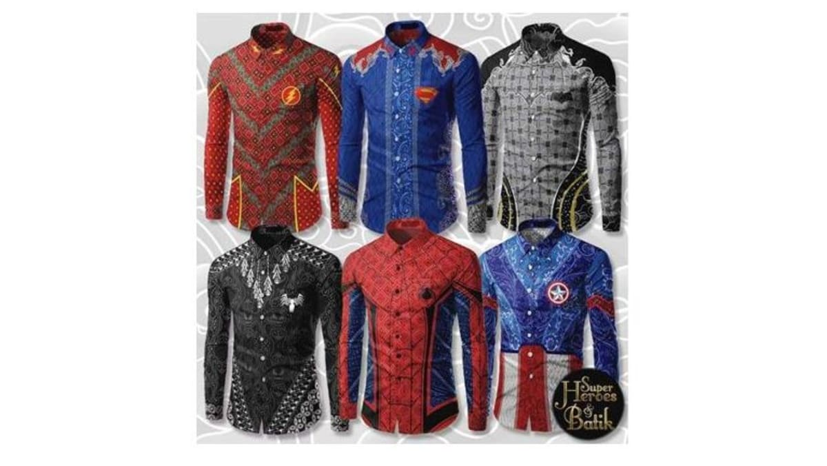 Batik ‘superhero’, gabungan unik barat dan timur. Superbatik? - BERITA ...