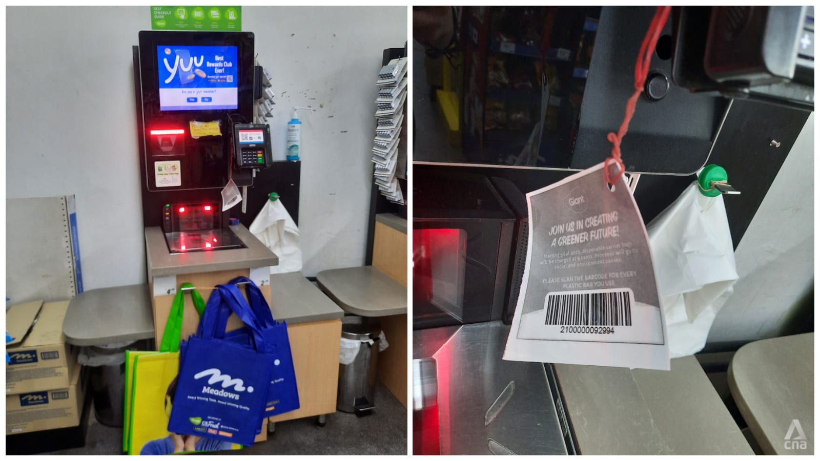 Shoppers still using plastic bags on day 1 of mandatory disposable bag ...