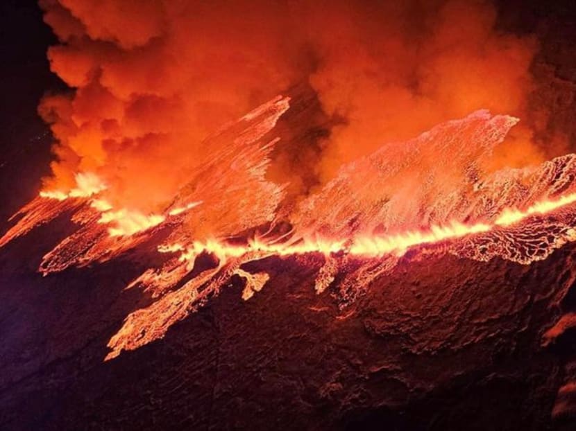 Iceland Volcano Erupts Near Town After Weeks Of Quake Activity Today