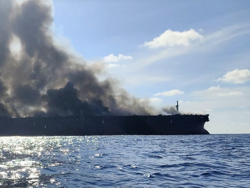 3 crew missing after blaze on ageing tanker off Malaysia - TODAY