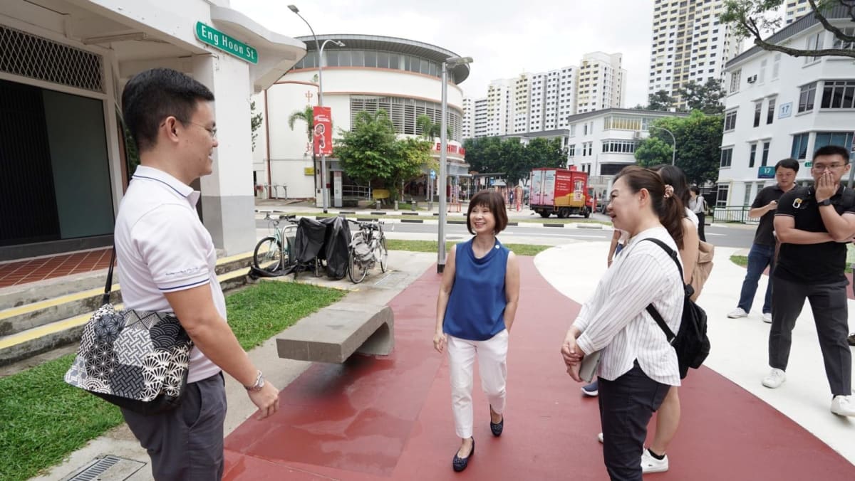 Road repurposing works completed at Tiong Bahru; covered linkway to be ...
