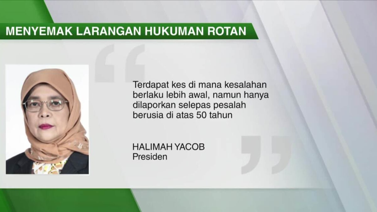 Perogol usia lebih 50 tahun tidak harus dikecuali dari sebatan rotan ...