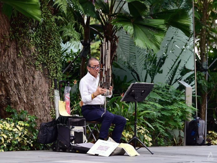 The Orchard Road busker whose traditional Chinese instrument has a ...