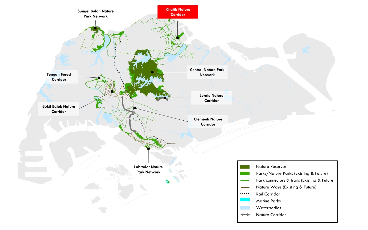 NParks to establish new nature corridor in Khatib joining up existing ...