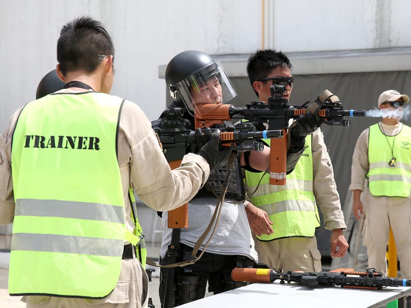 No easy task being part of the police public order troops - TODAY