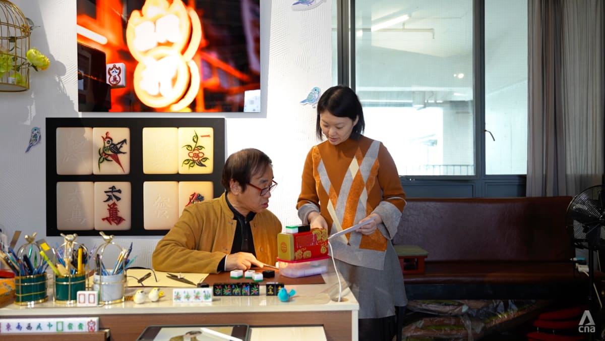 Meet the woman who customises unique mahjong tiles in Hong Kong - CNA ...