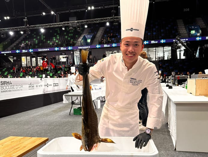 Michelin-starred Singaporean chef Mathew Leong is competing at Bocuse d ...