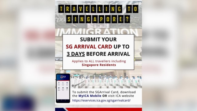 SG Arrival Card - 8world