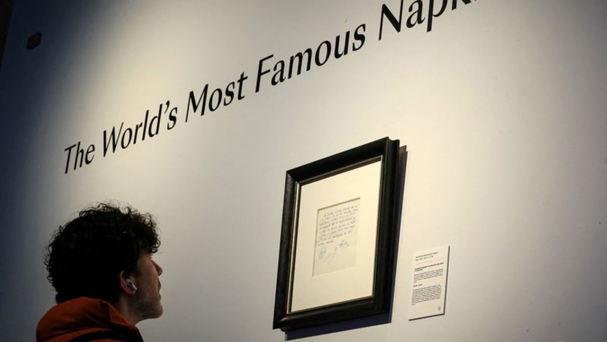 Bidding opens for Messi napkin that defined soccer great's career - CNA