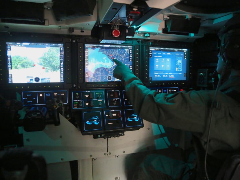 SAF unveils the Hunter, its first fully-digital Armoured Fighting ...