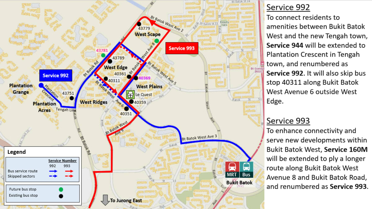 தெங்கா, புக்கிட் பாத்தோக் வெஸ்ட் பகுதிகளில் வசிப்போருக்குப் புதிய ...