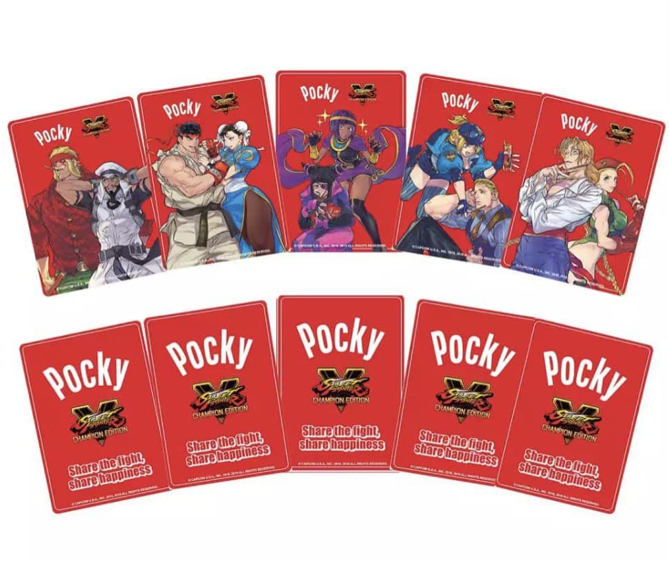 Redmart Now Sells Street Fighter Pocky Box Set With Collectible Cards ...