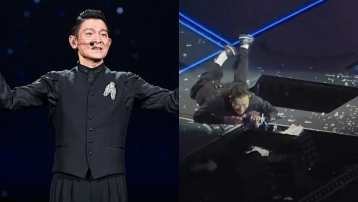 Andy Lau’s Luck Runs Out As He Trips Over Hole On Stage After Months Of Near-Miss Accidents ...