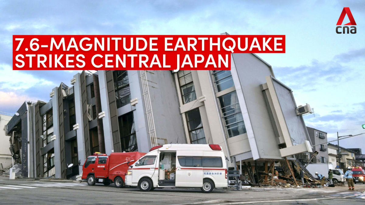 At least 8 dead after 7.6-magnitude earthquake strikes Japan | Video - CNA