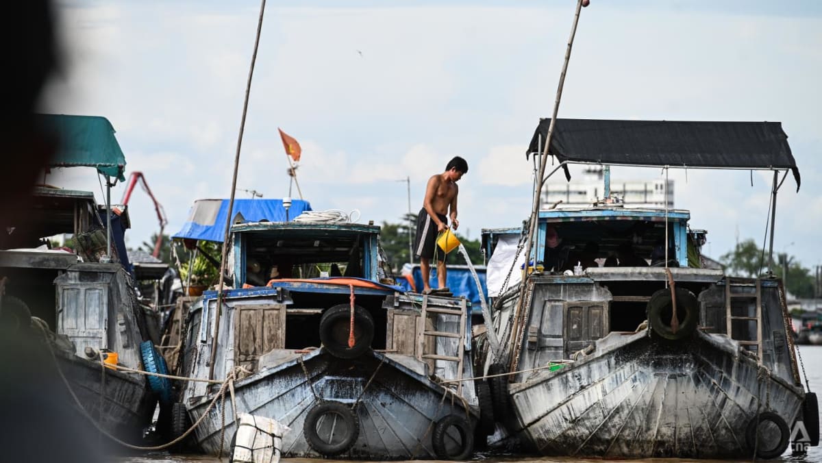 Salt rising, river slowing: Climate change drives harsh realities for people in the Mekong Delta ...