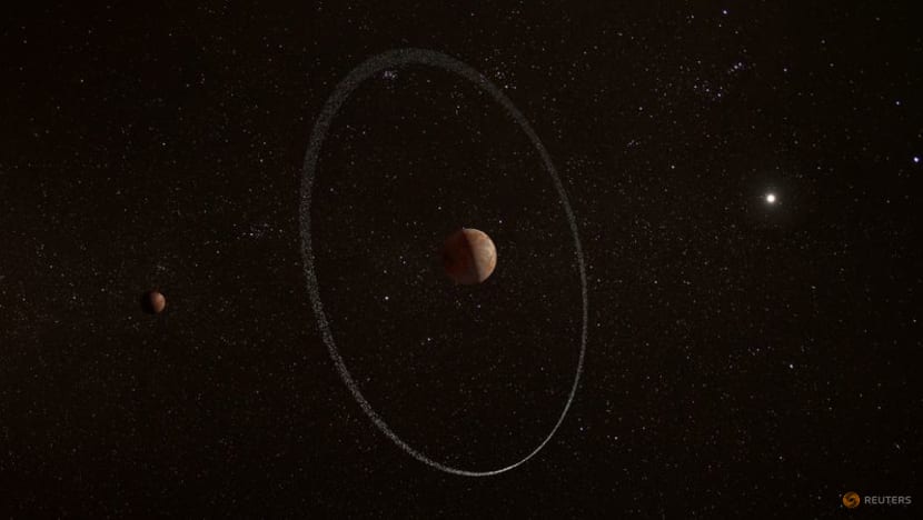 Astronomers astonished by ring around frigid distant world Quaoar - CNA