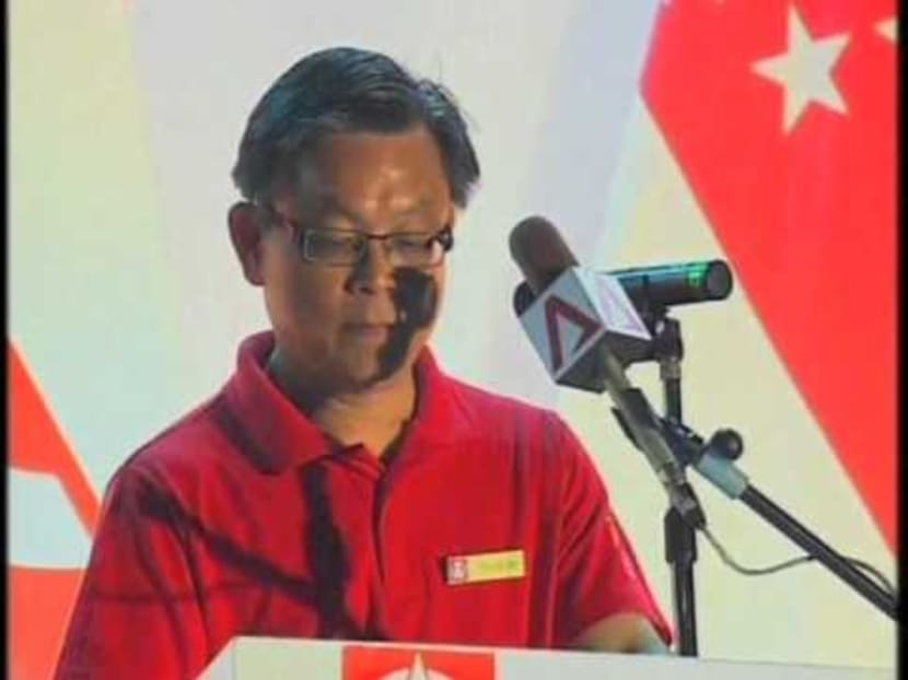 SDP's Tan Jee Say at Holland-Bukit Timah GRC rally, 2 May - TODAY