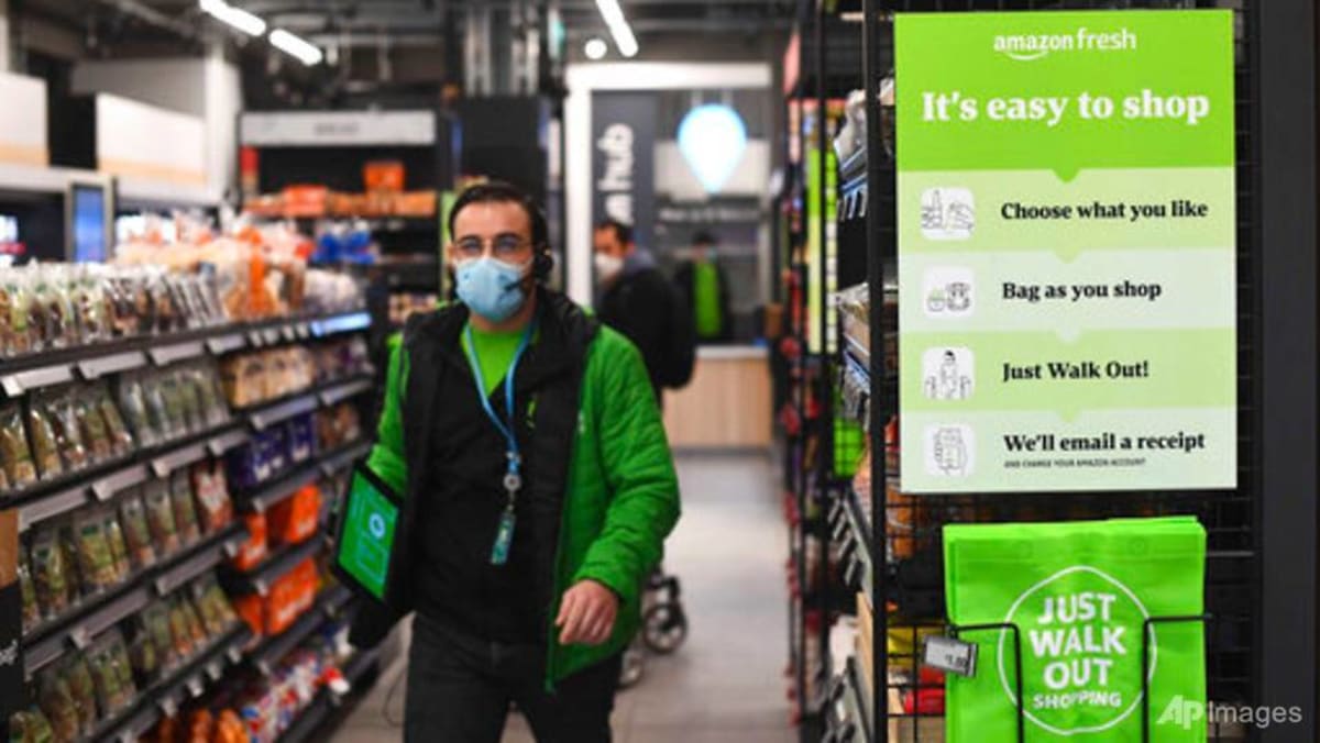 Amazon opens first UK checkout-free grocery store in London - CNA