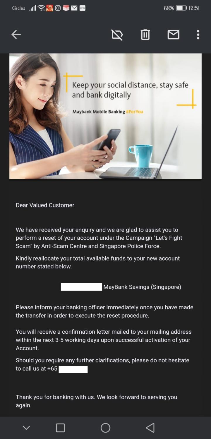 Google ad bank scam: Victim tells how she was duped of nearly S$20,000 ...