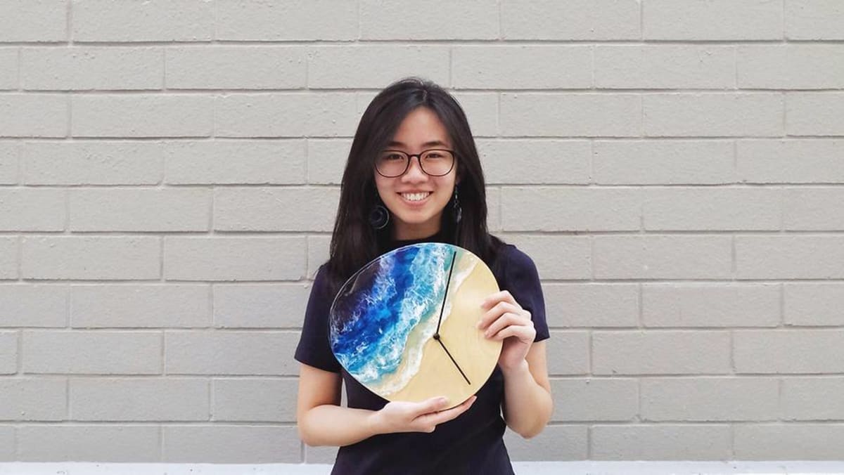 Creative Capital: The 19-year-old artist who captures the ocean in ...