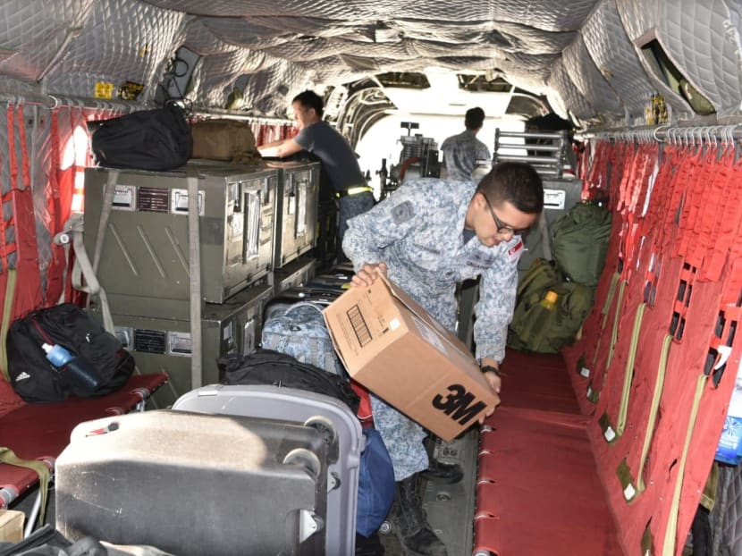 RSAF Chinook helicopters deployed to help with firefighting, relief ...
