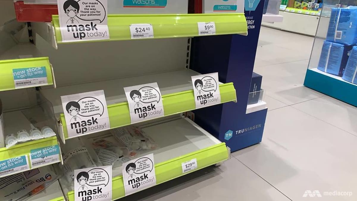 N95, surgical masks run out at retail outlets; MOH assures public there ...
