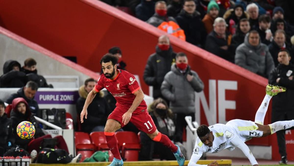 Liverpool hit Leeds for six to close gap on City - CNA