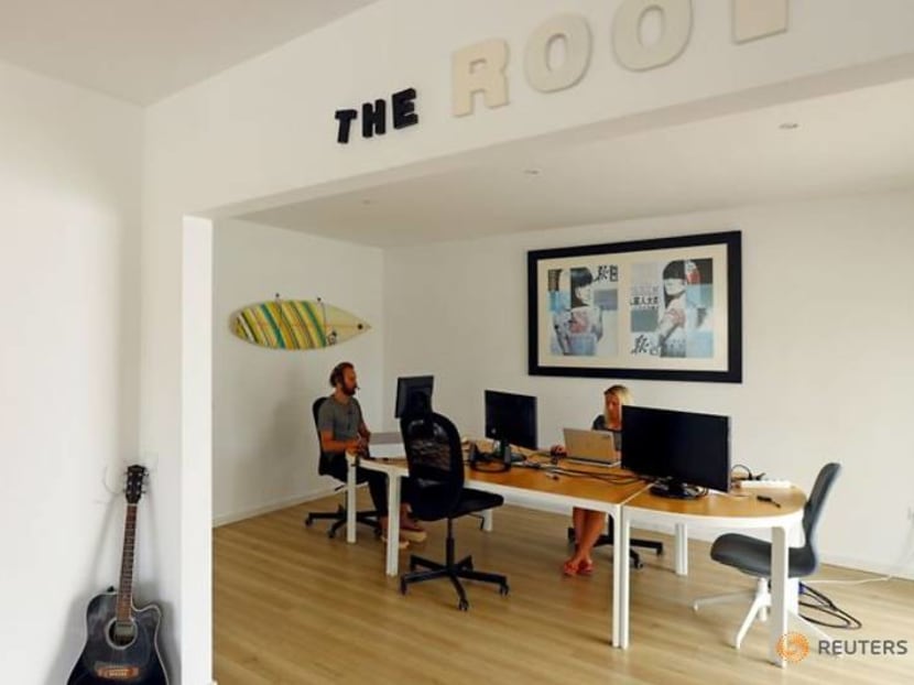 Sun-seekers enjoy European summer 'workcation' before office return ...