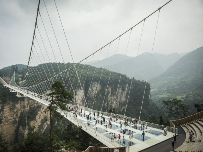China Opens Worlds Longest Glass Bottom Bridge Today